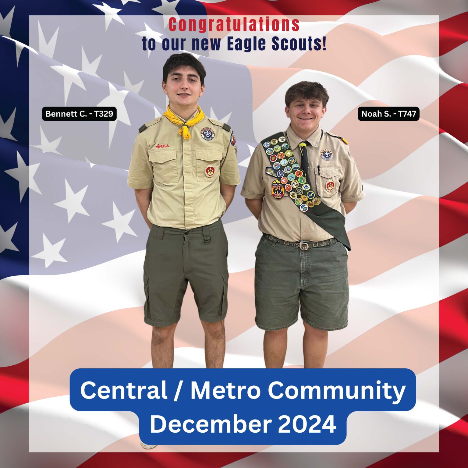 Celebrating Two New Eagle Scouts in the Central-Metro Community ...